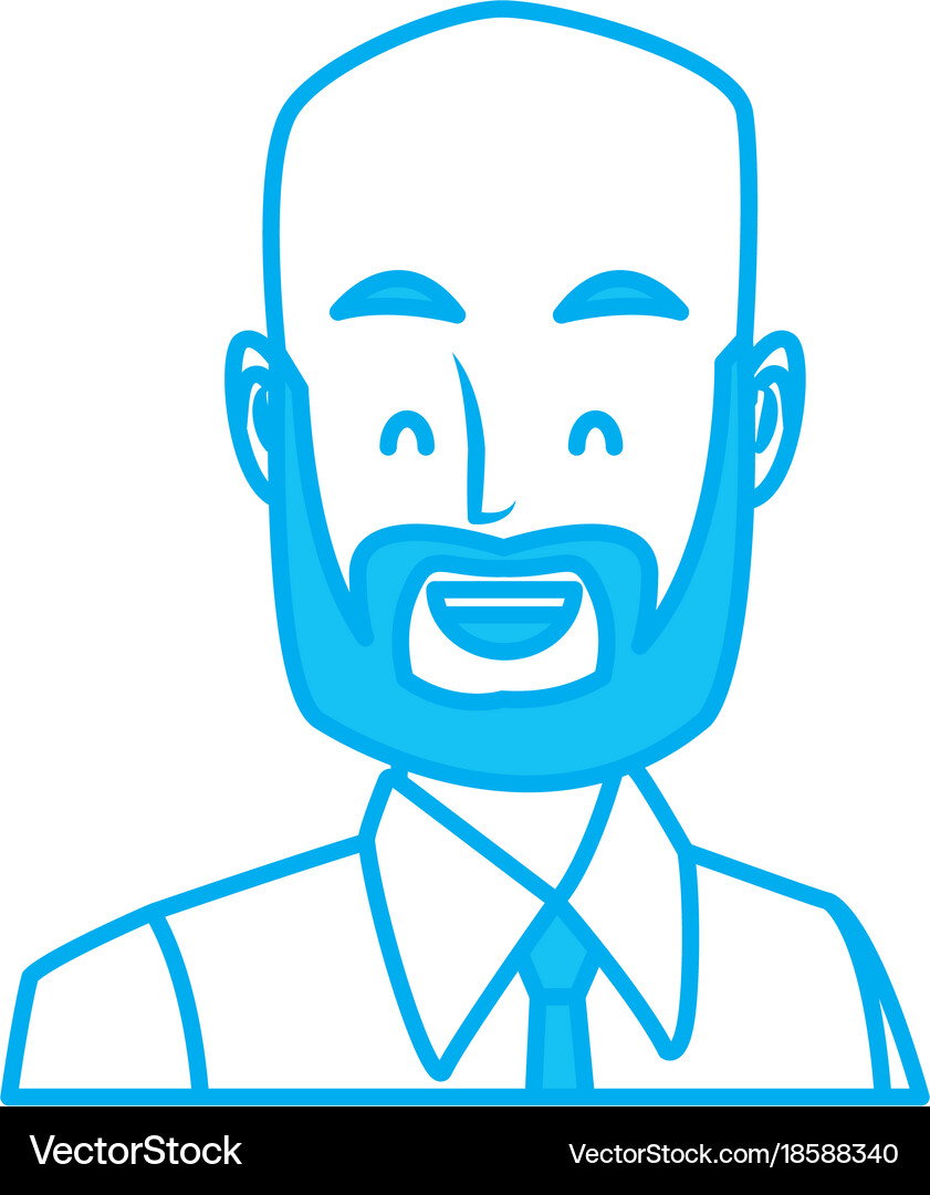 Businessman executive cartoon Royalty Free Vector Image