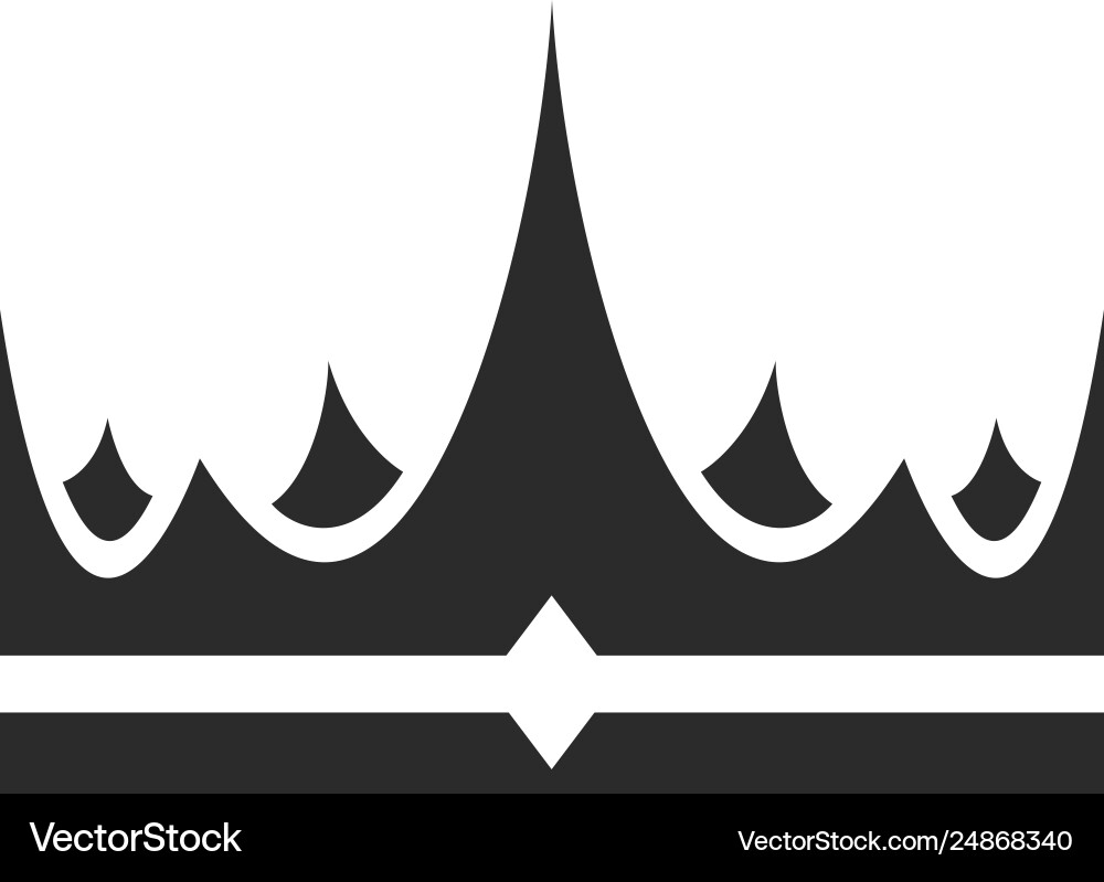 Crown icon award success and coronation Royalty Free Vector