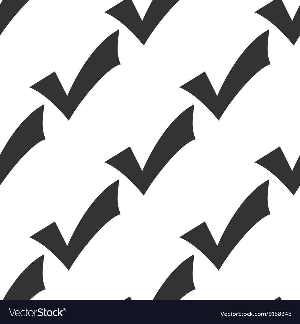 Check mark icon pattern Royalty Free Vector Image