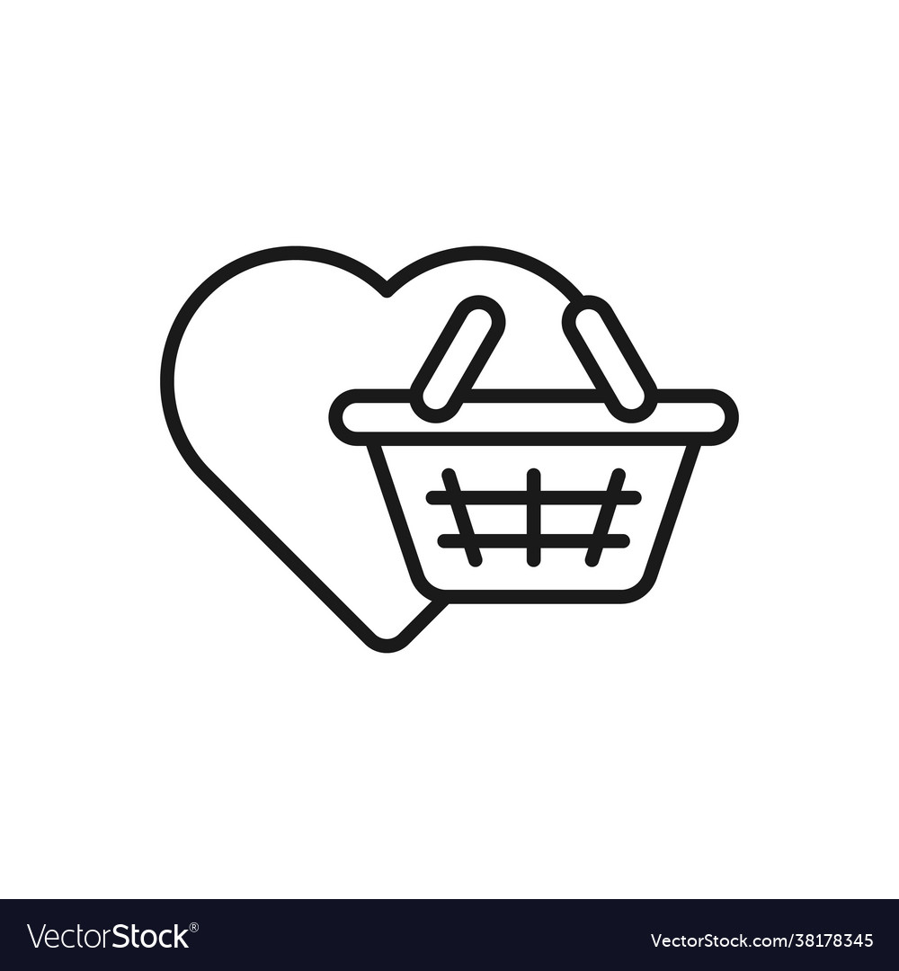 Shopping wish list icon Royalty Free Vector Image