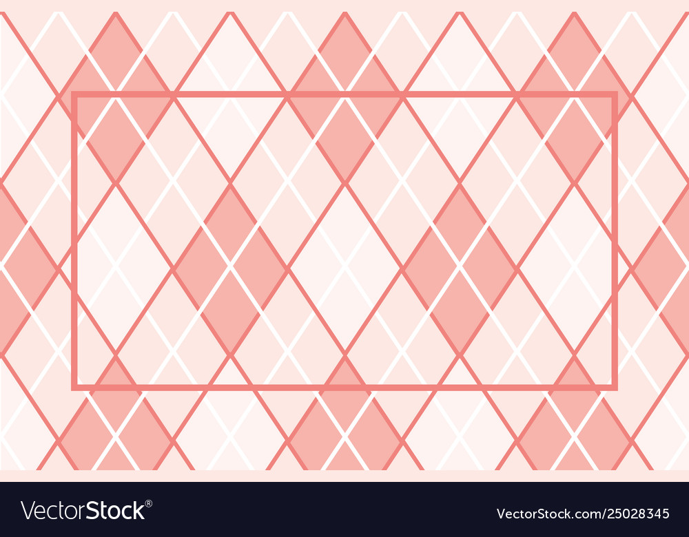 Textile pattern frame isolated icon Royalty Free Vector