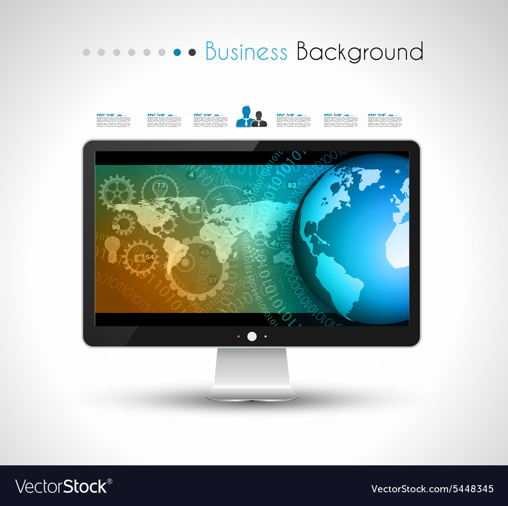 Ui flat design elements for wui Royalty Free Vector Image