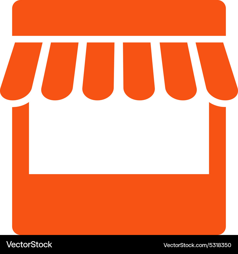 Store icon from Business Bicolor Set Royalty Free Vector