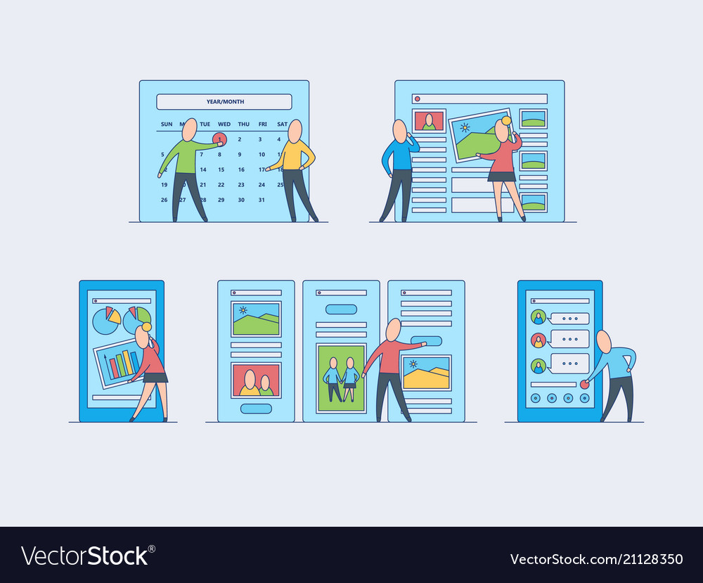 Using and customizing application set - mobile app