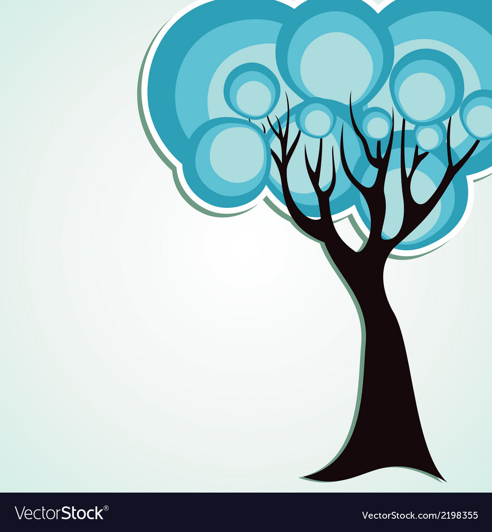 Creative tree Royalty Free Vector Image - VectorStock
