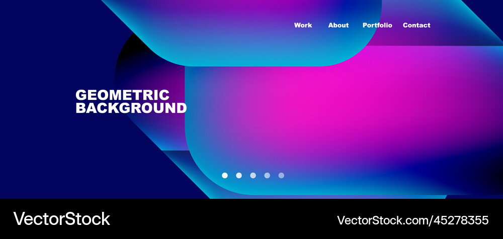 Geometric fluid shapes with liquid colors abstract