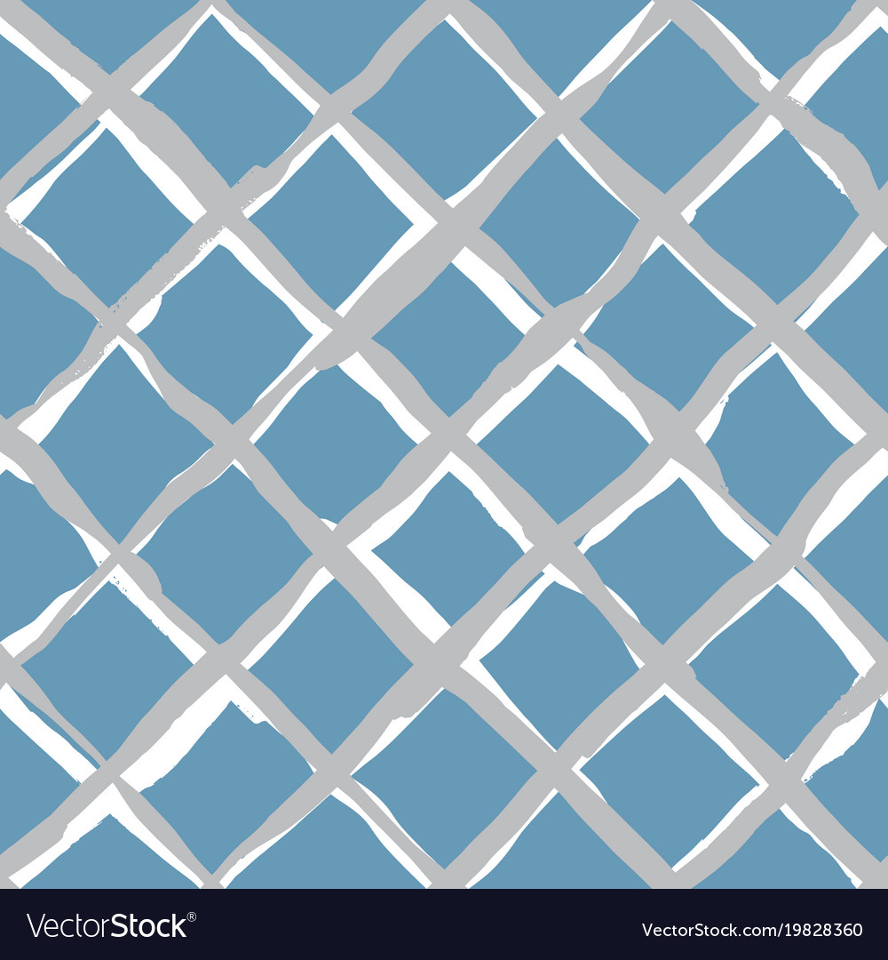 Diagonal cross brush strokes seamless pattern Vector Image Diagonal cross brush strokes seamless pattern Vector Image