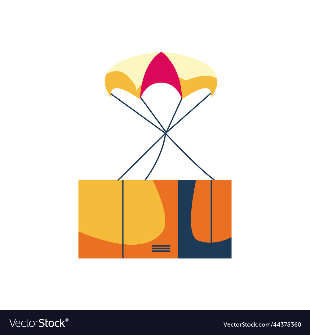 Flat box Royalty Free Vector Image - VectorStock