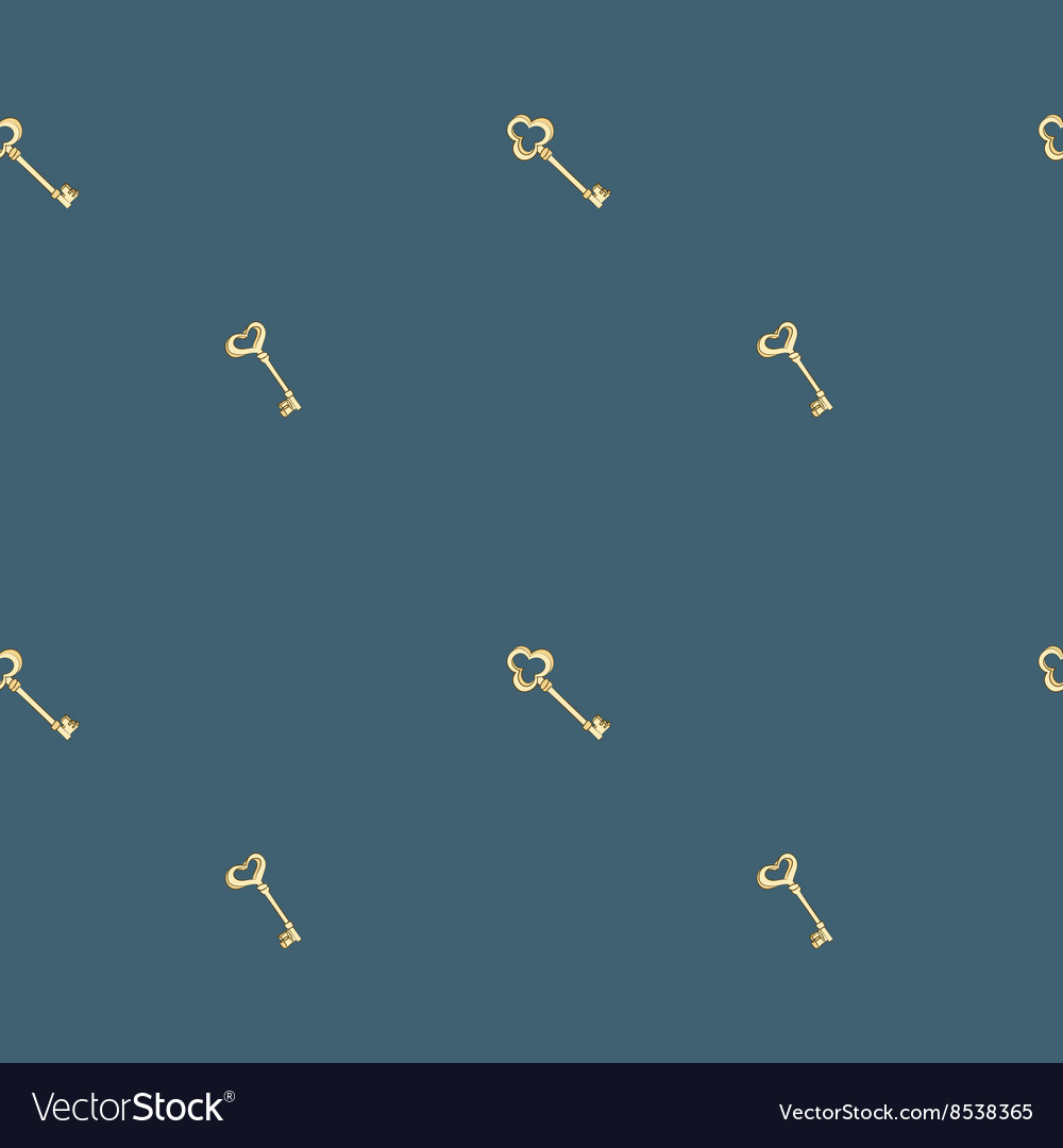 Seamless keys pattern Royalty Free Vector Image