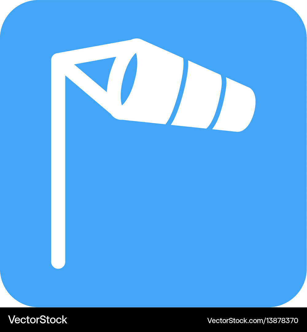 Heavy winds Royalty Free Vector Image - VectorStock