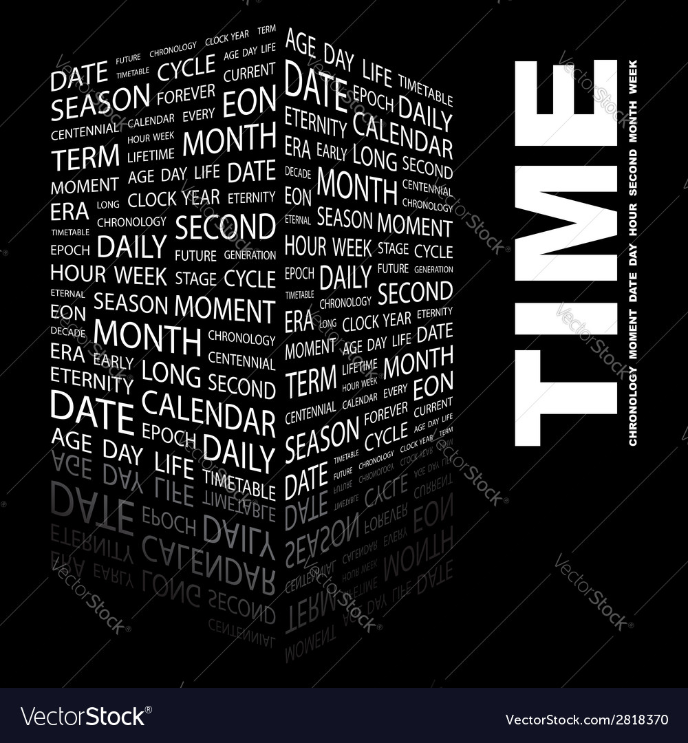 Time Royalty Free Vector Image - VectorStock