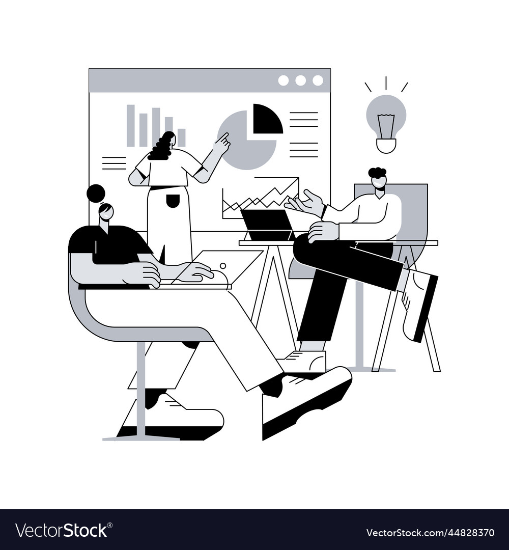 Workshop Abstract Concept Royalty Free Vector Image