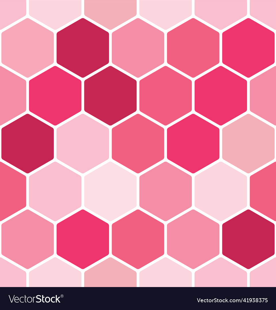 Seamless honeycomb pattern repeat background Vector Image