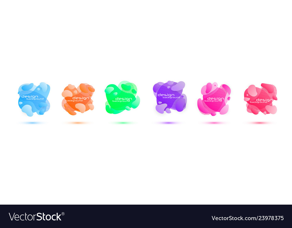 Set of gradient banners Royalty Free Vector Image
