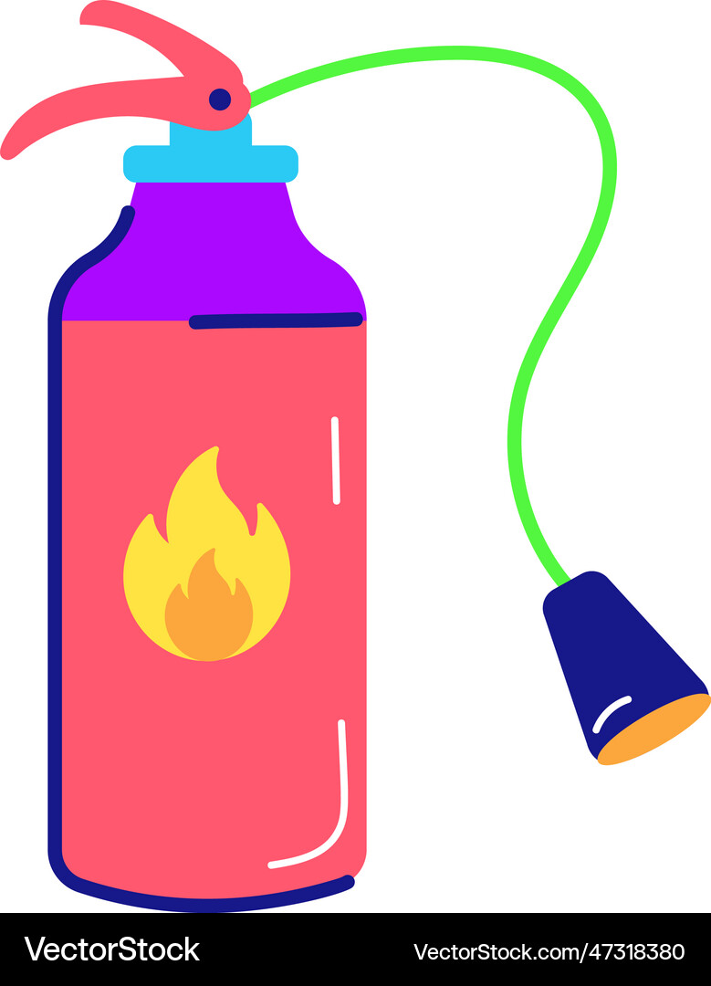 Fire extinguisher Royalty Free Vector Image - VectorStock