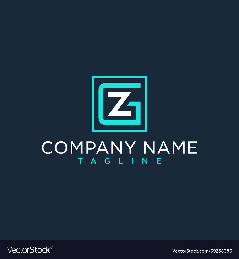 Gz zg initial logo luxury design inspiration Vector Image Gz zg initial logo luxury design inspiration Vector Image