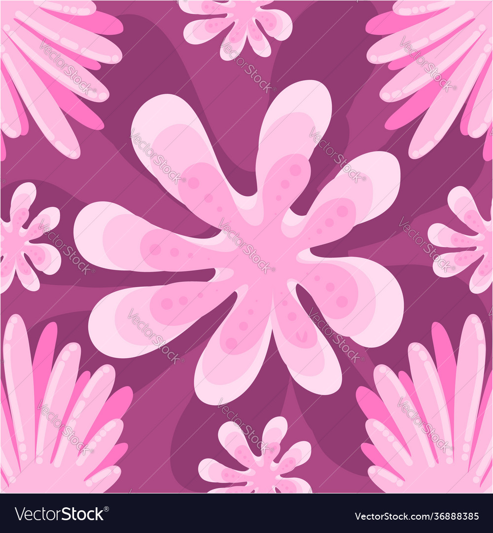 Coral pattern background Royalty Free Vector Image