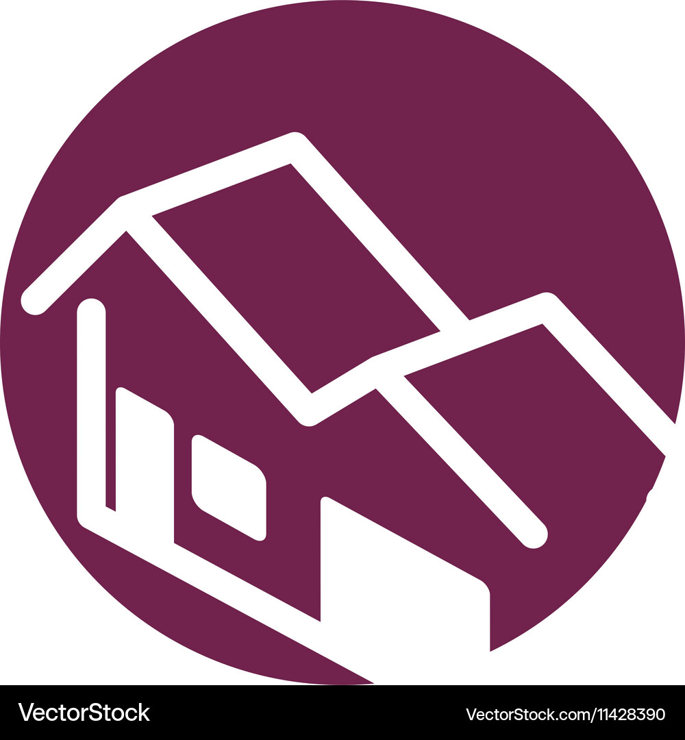 House real estate tag Royalty Free Vector Image