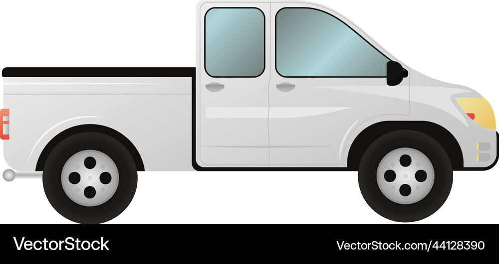 Pickup Truck Side View