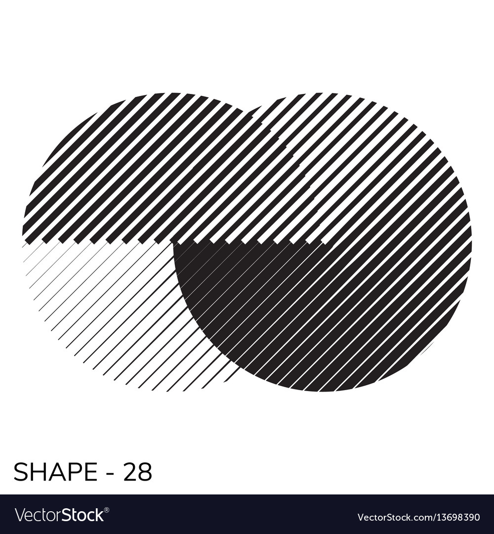 Simple geometric shape Royalty Free Vector Image