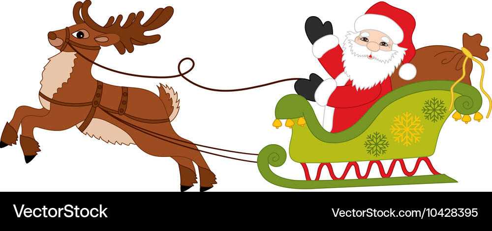 Christmas santa claus Royalty Free Vector Image