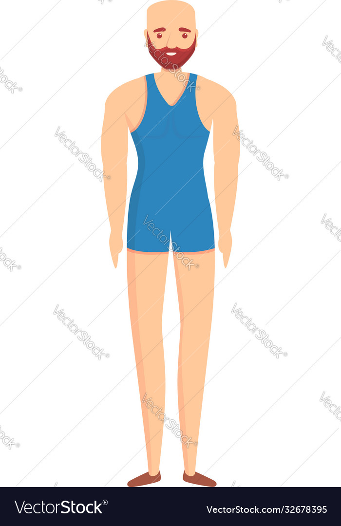 Greco-roman wrestling bald man icon cartoon style Vector Image Greco-roman wrestling bald man icon cartoon style Vector Image