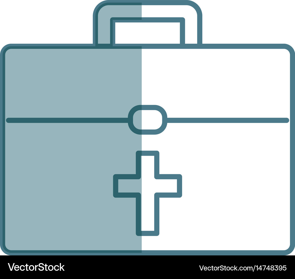 Medical kit isolated icon Royalty Free Vector Image