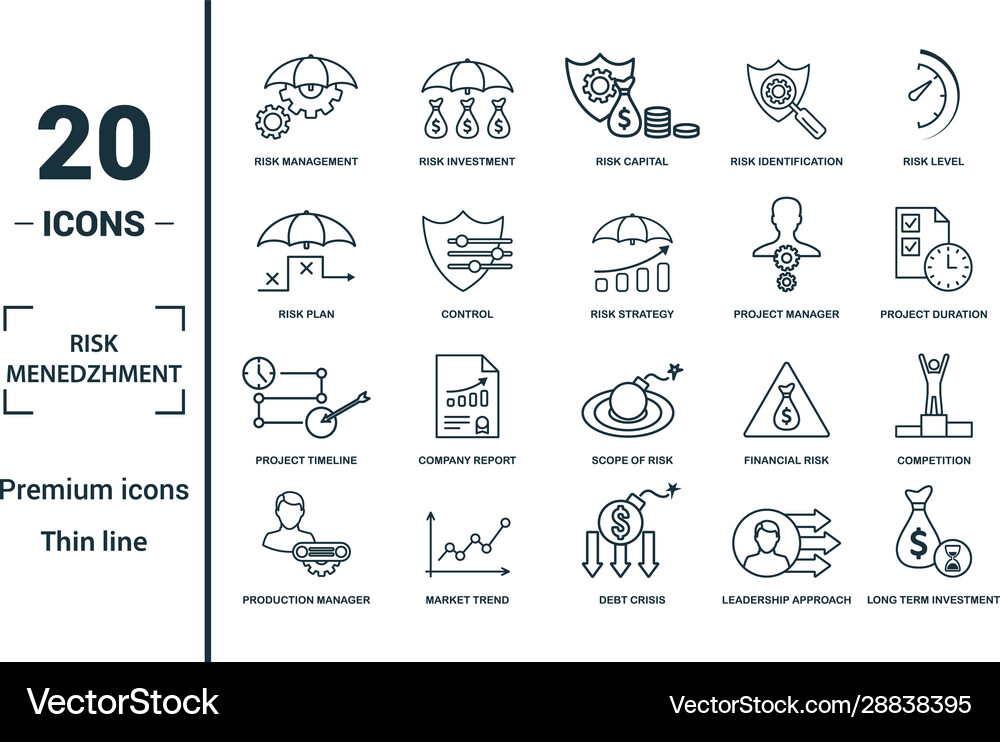 Risk Management Icon