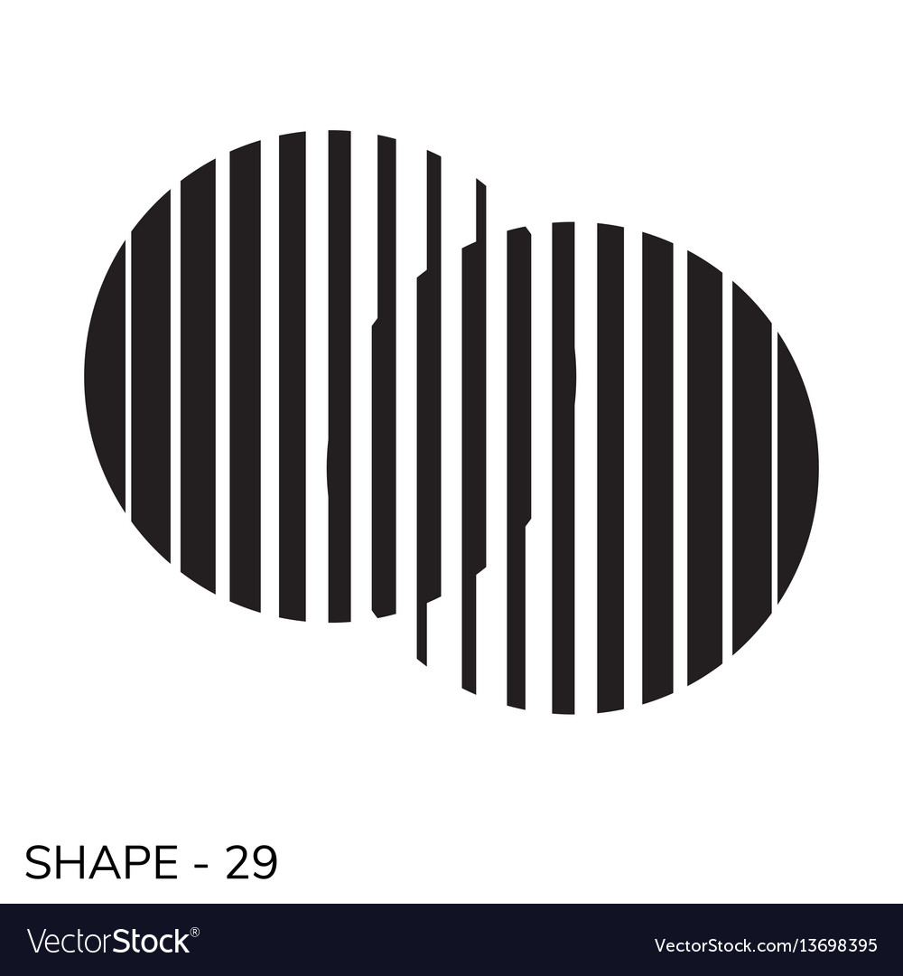 Simple geometric shape Royalty Free Vector Image