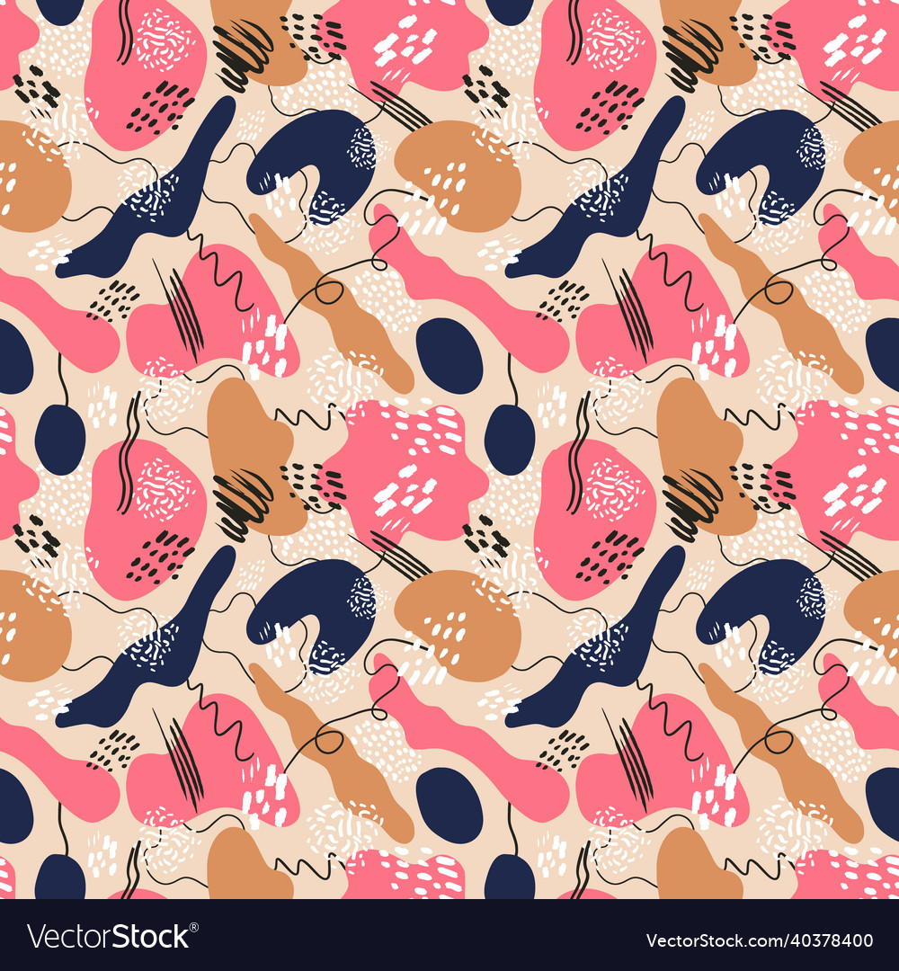 Abstract background with hand drawn Royalty Free Vector