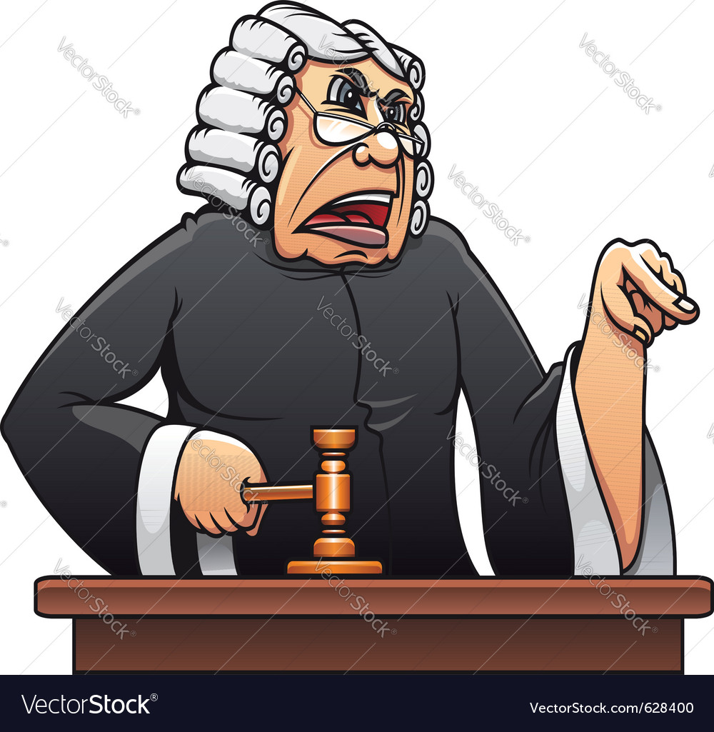 Judge with gavel Royalty Free Vector Image - VectorStock Judge with gavel Royalty Free Vector Image - VectorStock