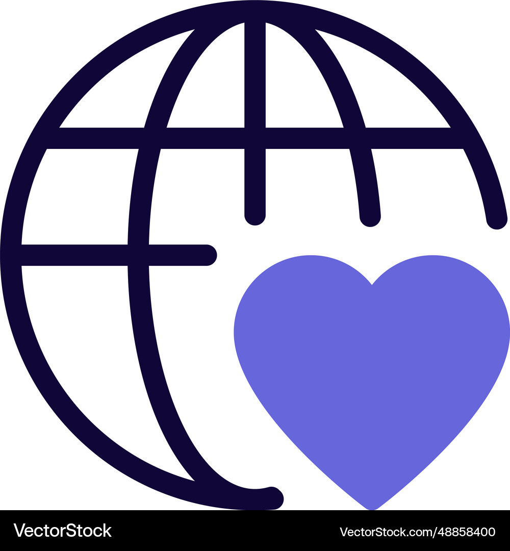 Popularity of a website on global scale Royalty Free Vector