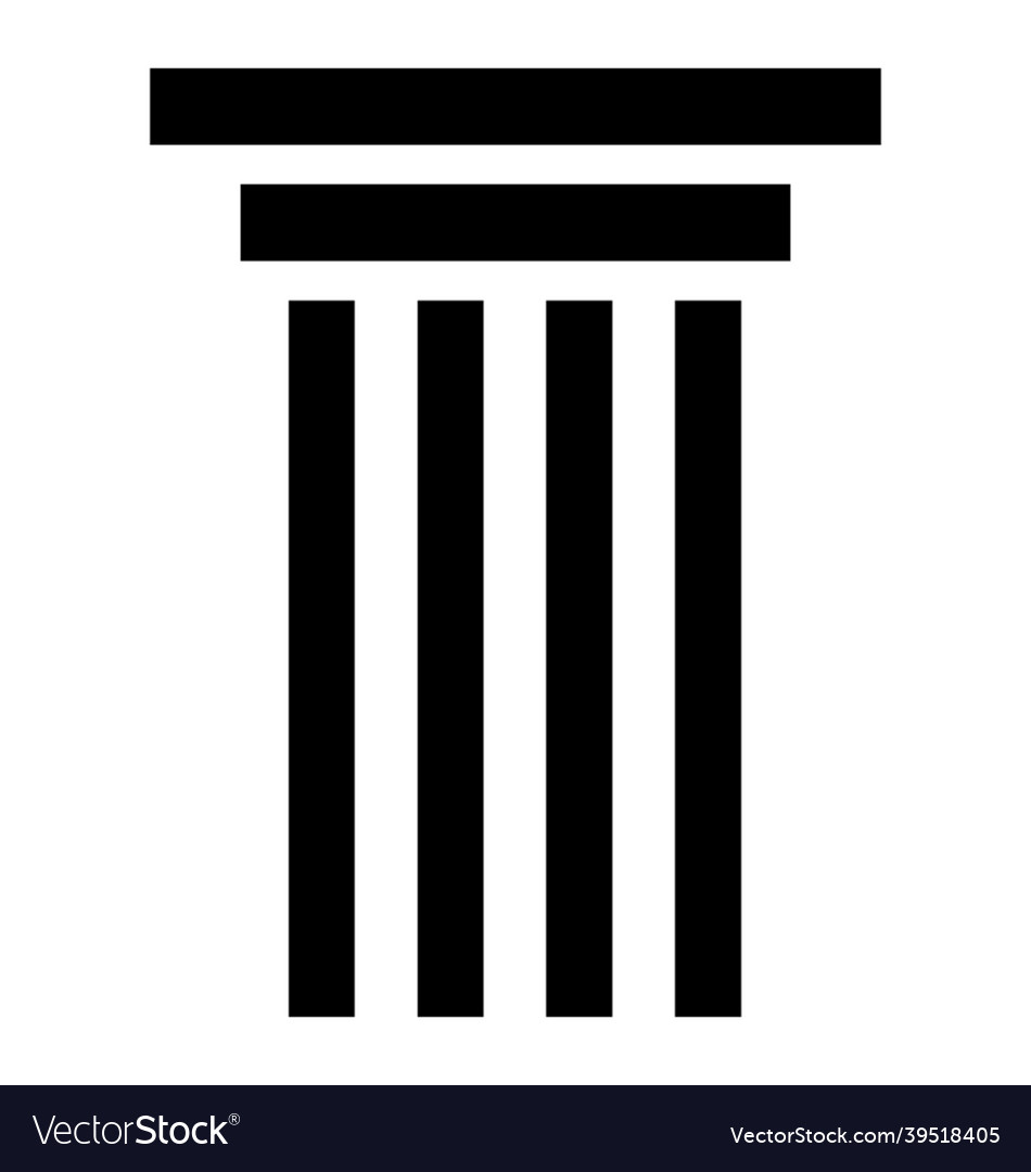 Column Royalty Free Vector Image - VectorStock