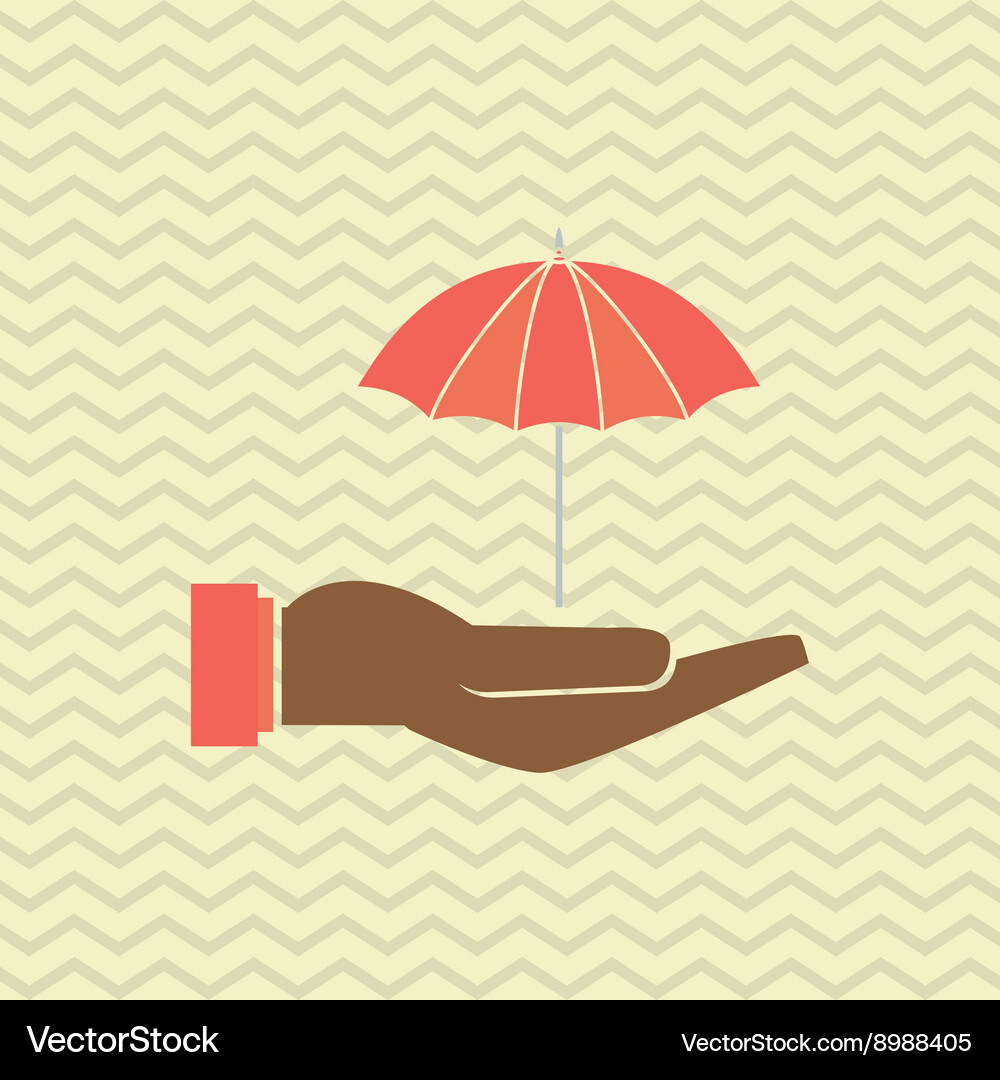 Design of insurance editable Royalty Free Vector Image
