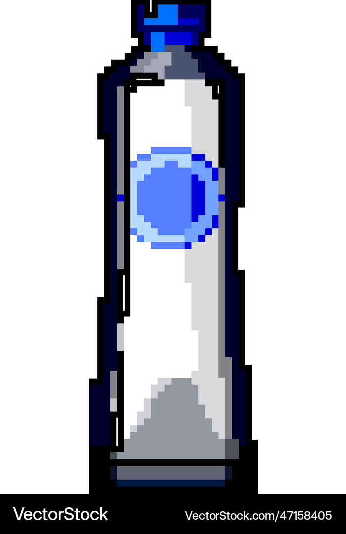 Lotion hand cream game pixel art Royalty Free Vector Image