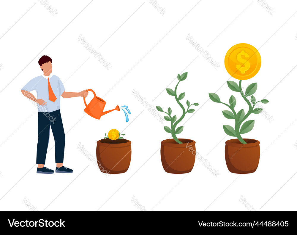Roi return on investment performance measure from Vector Image