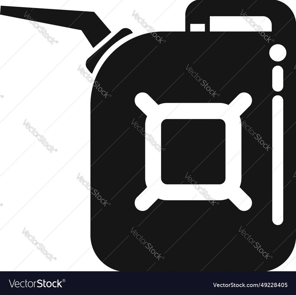 Vehicle kerosene canister icon simple Royalty Free Vector Vehicle kerosene canister icon simple Royalty Free Vector