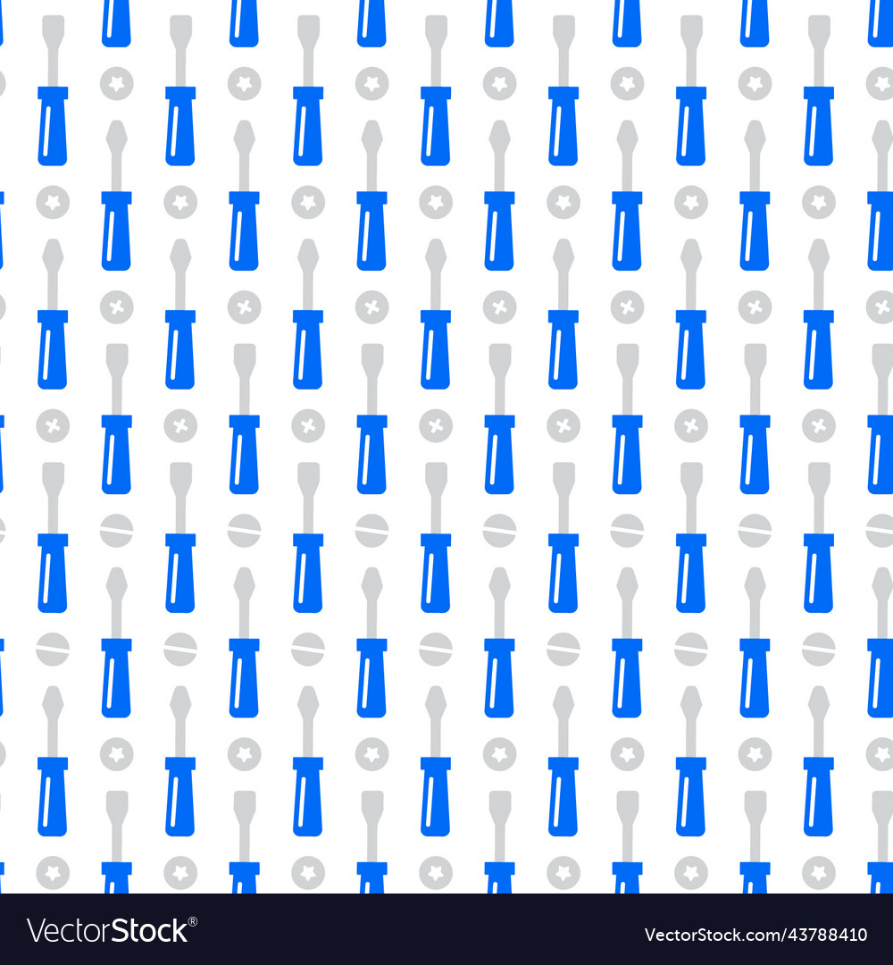 Screwdriver pattern Royalty Free Vector Image - VectorStock