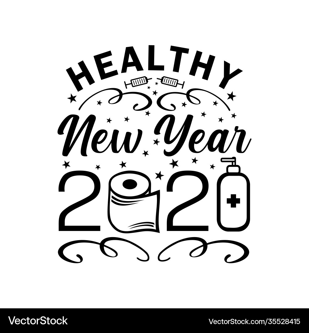Funny 2021 happy new year Royalty Free Vector Image