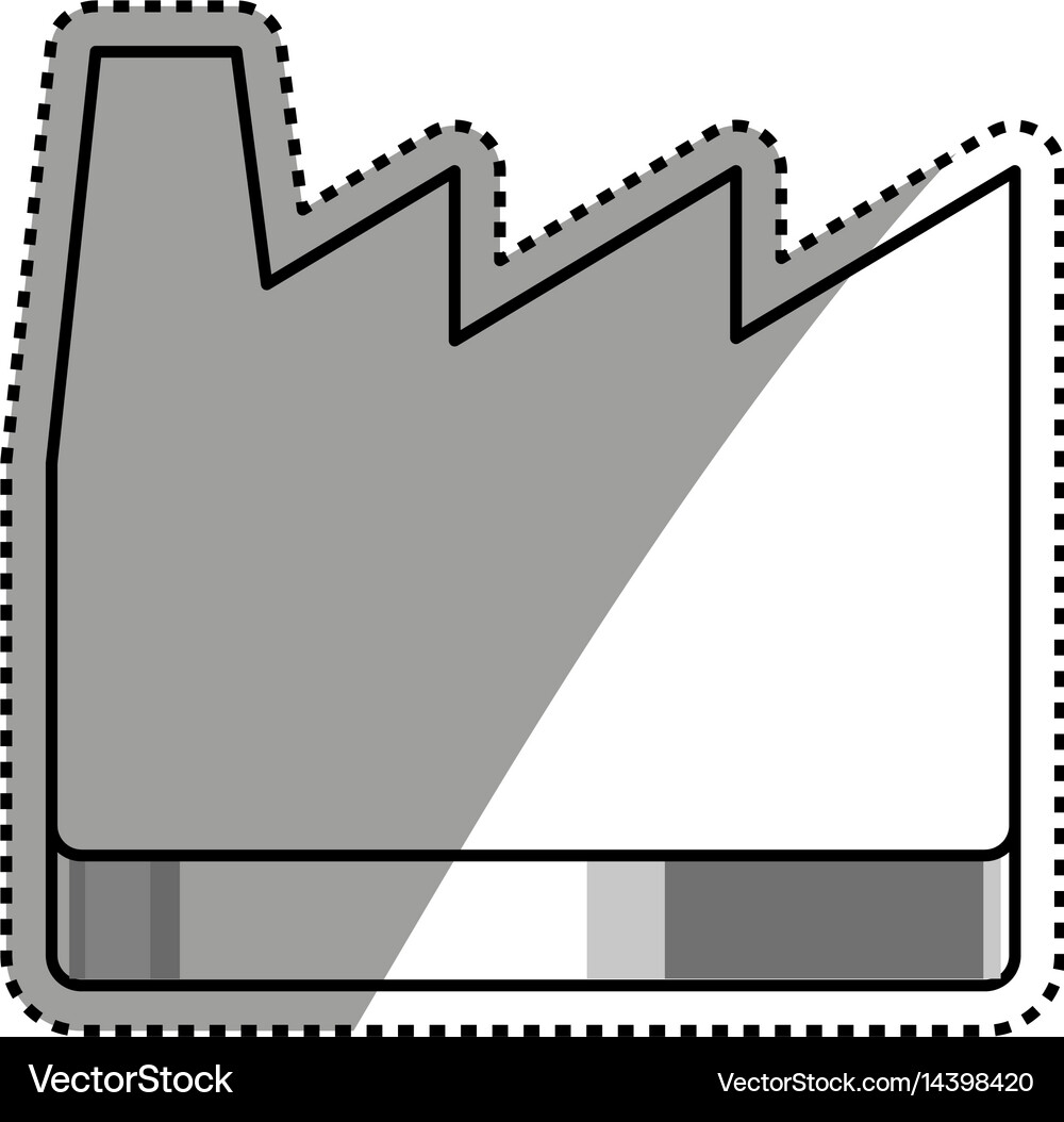 Industrial factory building Royalty Free Vector Image