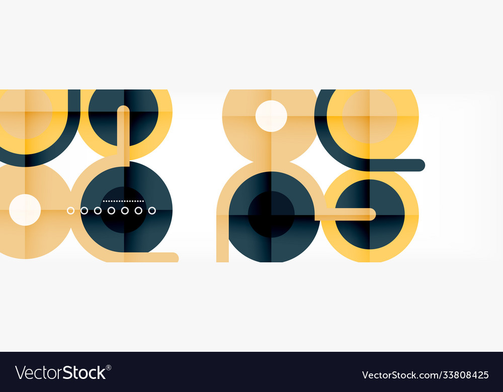 Circles and lines abstract background for covers Vector Image