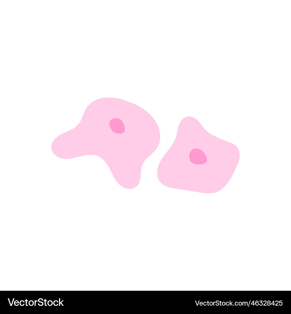 Human stem cell icon for medical design Royalty Free Vector