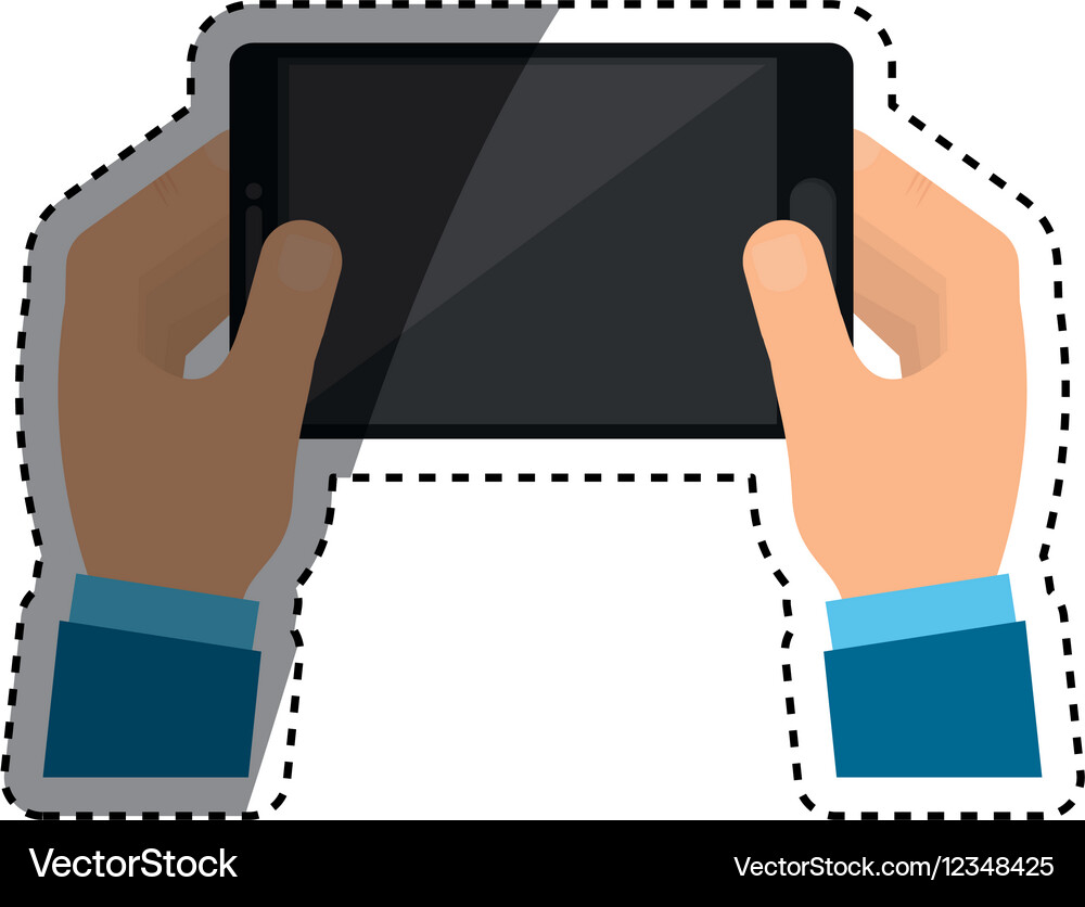 Mobile tablet technology Royalty Free Vector Image