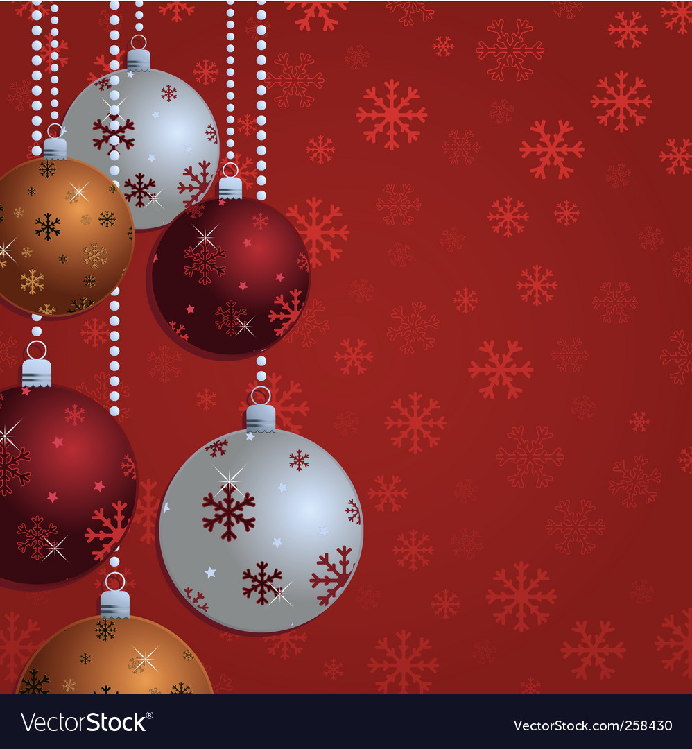 Hanging decorations Royalty Free Vector Image - VectorStock