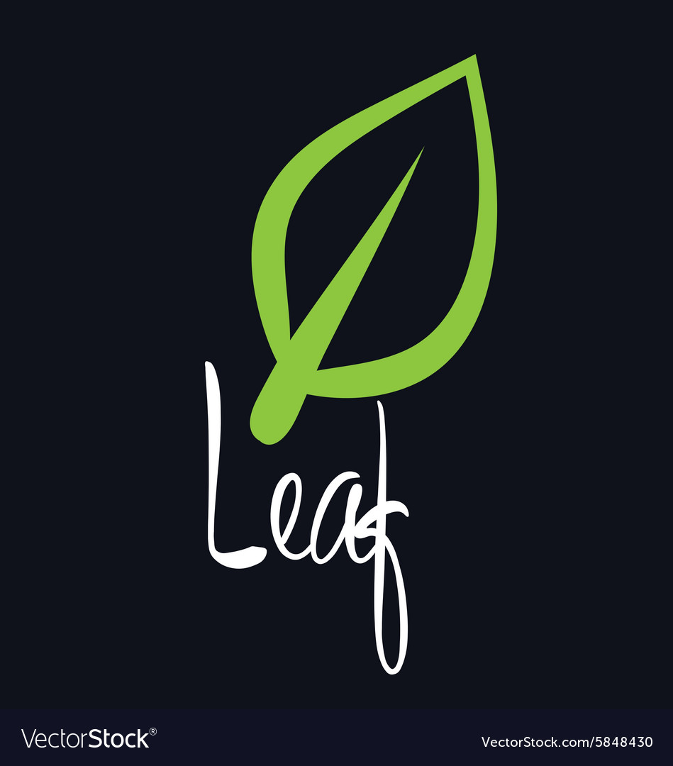 Leaf Royalty Free Vector Image - VectorStock