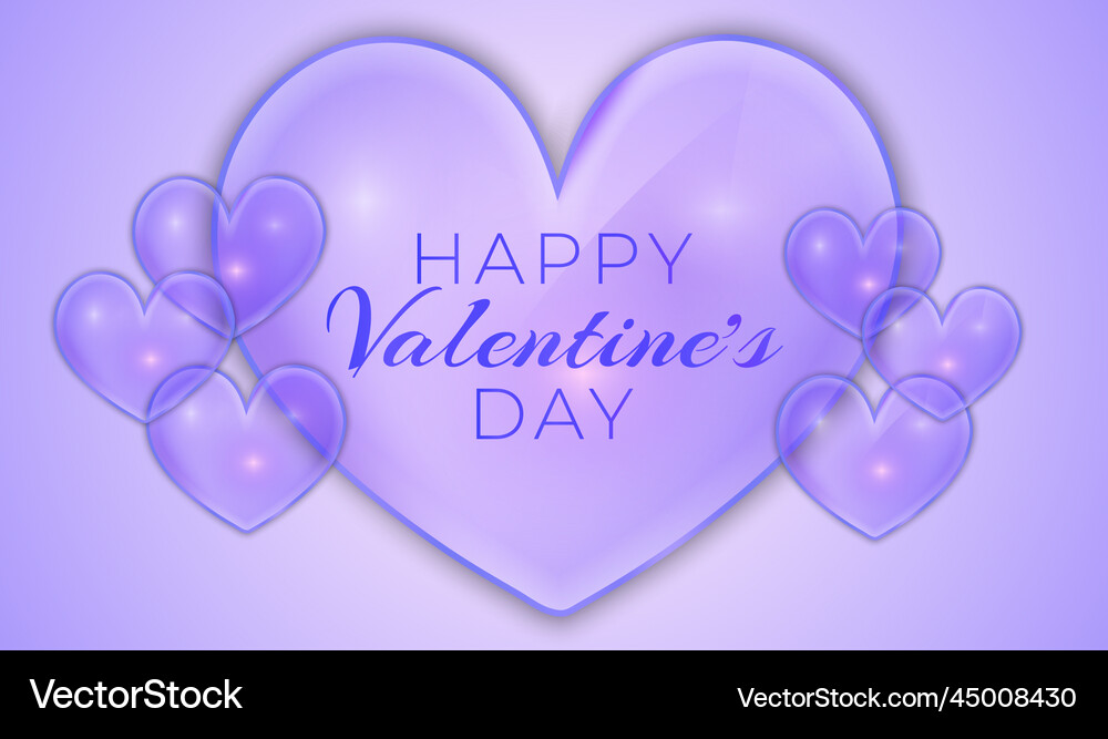 Purple happy valentines day background Royalty Free Vector