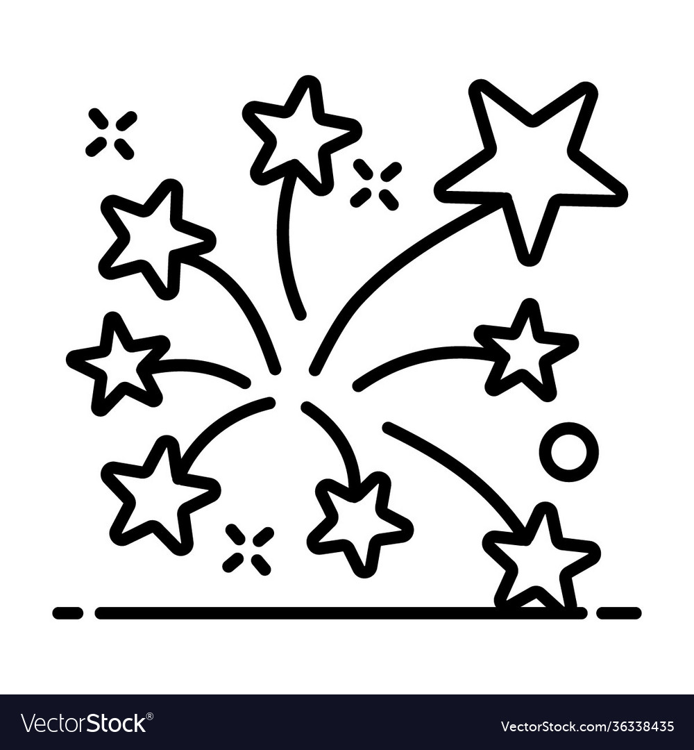 Firework Royalty Free Vector Image - VectorStock