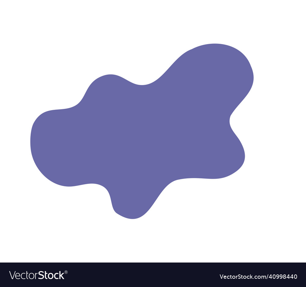 Liquid shape element isolated Royalty Free Vector Image