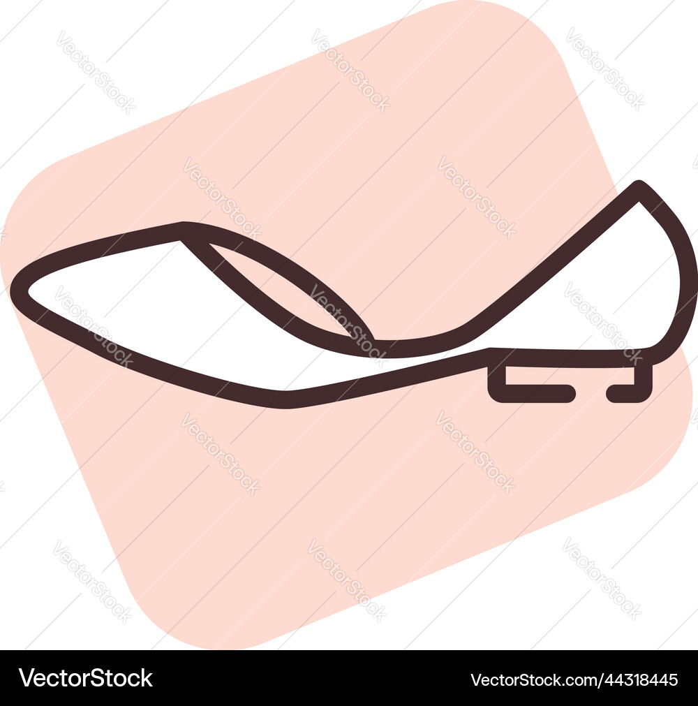 Clothing elegant shoes on white background Vector Image