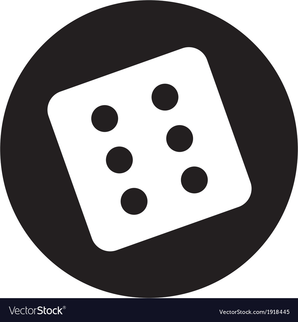 Dice icon Royalty Free Vector Image - VectorStock Dice icon Royalty Free Vector Image - VectorStock
